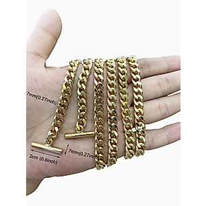 YESIKIMI Conversion Kit Compatible With YSL small card holder Felt Insert + 47" Gold Chain (beige)