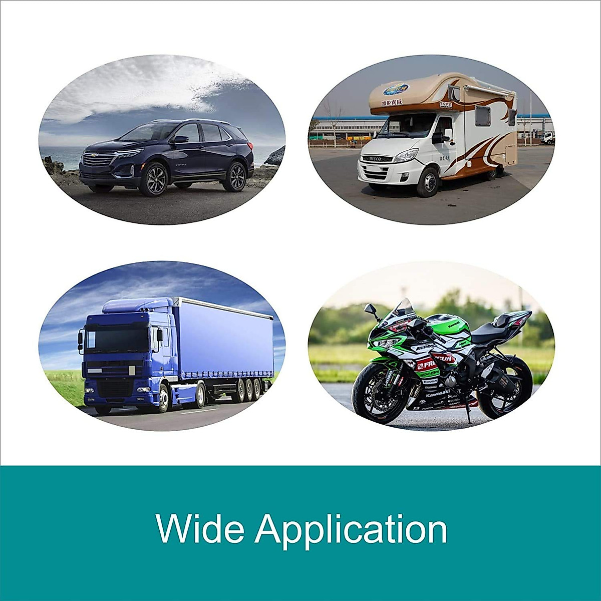 CITKOU 8Pcs Deer Whistles for Vehicles Wind Activated Black