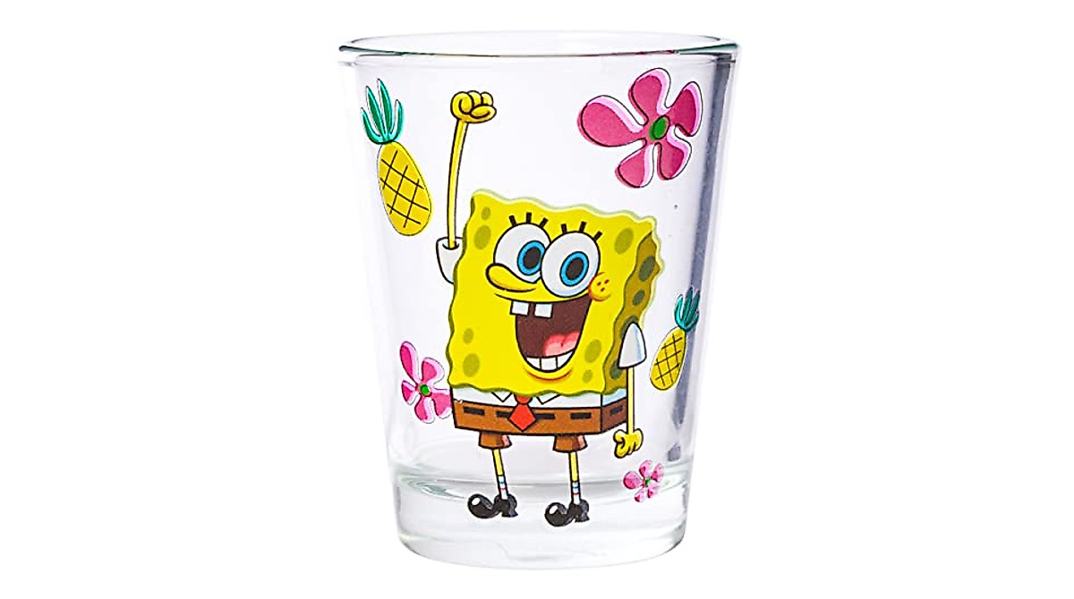SpongeBob SquarePants Mini Glass Set - 4-Pack Gift