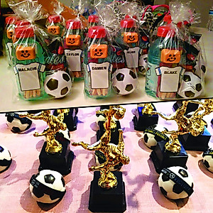 Novelty Place Squeezable Stress Soccers - Pack of 12, Excellent Anti-Stress Balls for Tension Relief, Relaxation Gadgets, Fidget Toys, Party Favors, Ball Games, Carnival Prizes(Diameter 2-3/4")