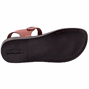 Holy Land Market Men/Women Biblical Jesus Leather Sandals/Slides From Jerusalem (Yousef Style)