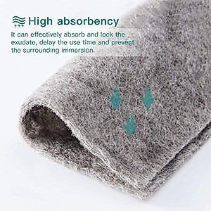 Dimora Ag Silver Calcium Alginate Wound Dressing Pads, 4'' x 4'' Patches, 5 Individual Pack, Highly Absorbent Dressing, Non-Stick Sterile Gauze