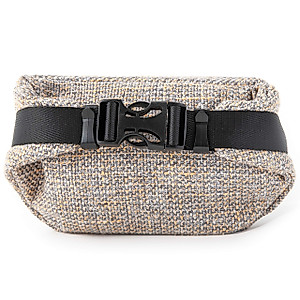 DIME BAGS Stash Pack Hemp Waist Pack | Small Hipster Fanny Pack with Adjustable Strap (Sand)