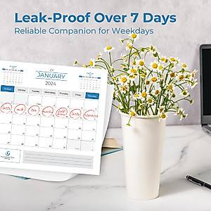 Fit Meal Prep 100 Pack 20 oz Disposable Paper Coffee Cups, Premium Hot Cups for Hot/Cold Beverage, Durable Thickened White Paper Cup Bulk for Party, Office, Bussines, Cafes, Bistros, Daily Use