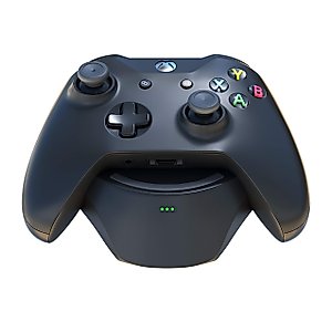 Skywin Wireless Charging Station and Play and Charge Pack for Xbox One Controller - Qi Charging Controller Stand and Play and Charge Wireless Charging Battery Pack Compatible with Xbox ONE