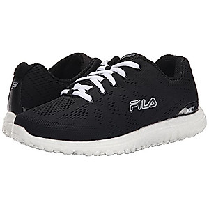Fila Women's namella Energized-w, Black/White, 9.5 M US