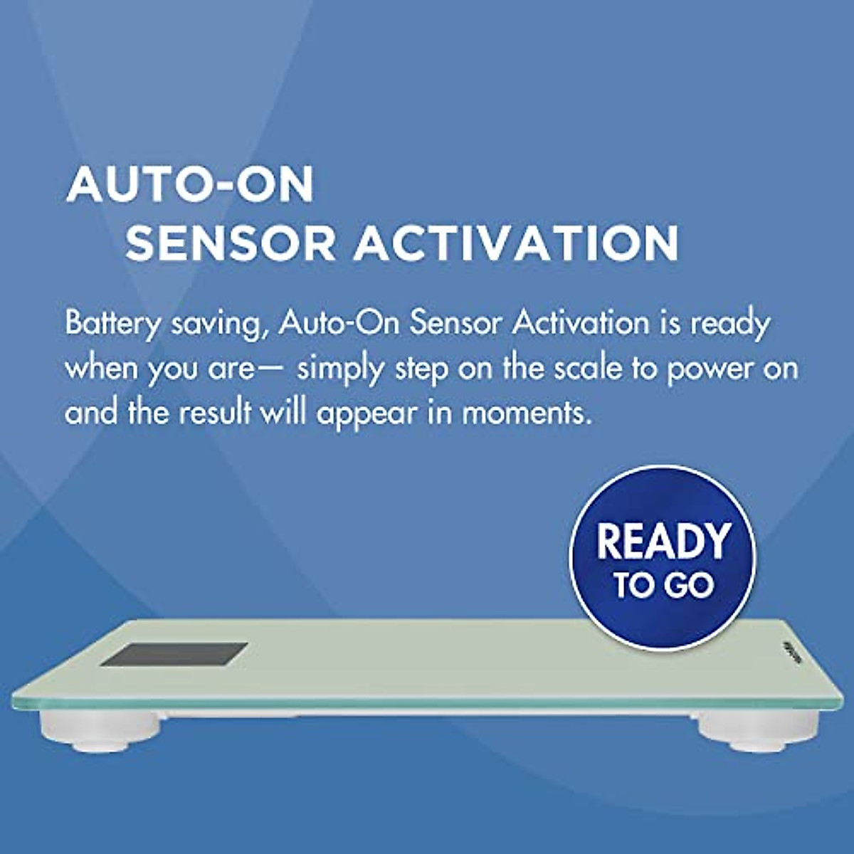 HealthWise Digital Weight Scale | 438 lbs / 199 kg Capacity | Tempered Glass Auto-On | Quick, Accurate Body Weight Measurements | Measurement Modes: LBS, KG or ST