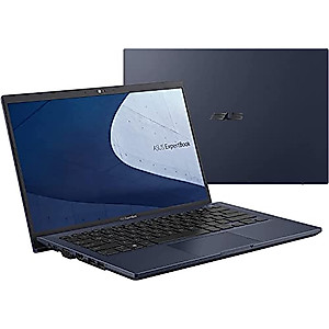 ASUS ExpertBook B1 B1400 14" FHD (Intel 4-Core i5-1135G7, 16GB RAM, 512GB PCIe SSD, Military Grade Durable) Business Laptop, Fingerprint, Backlit, 3-Year Warranty, IST HDMI, Win 10/11 Pro