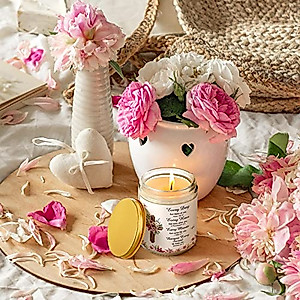 Christian Gifts for Women Lavender Scented Candle Inspirational Gifts for Women Soy Wax Candle for Home Religious Candles Birthday Candle Gifts for Women Friends Sister Teachers Coworkers