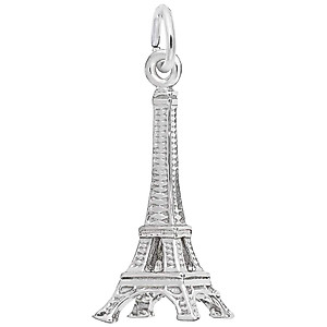 Rembrandt Charms Eiffel Tower Charm, Sterling Silver