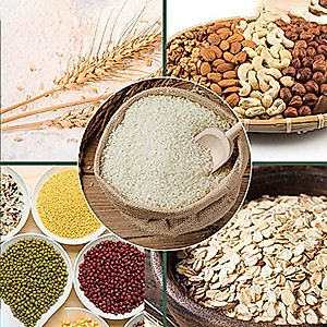 Grain Moisture-Proof Sealed Bag, 10 Pcs Resealable Smell Proof Bags, Transparent Organizers for Storage, Sealed Bags for Nuts, Grains, Beans, Snacks, Rice, Cereal, Spices