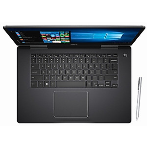 Dell - 2-in-1 15.6" 4K Ultra HD Touch-Screen Laptop - Intel Core i7 - 16GB Memory - NVIDIA GeForce MX130 - 256GB SSD - Abyss Black