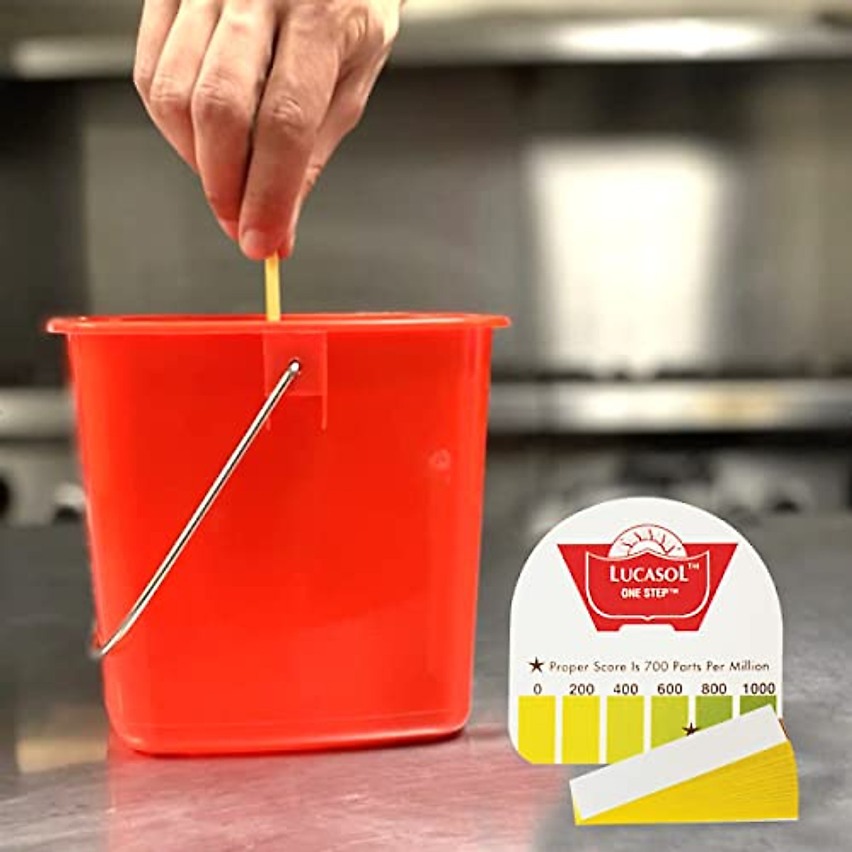 Lucasol Quat Test Strips For Proper Dilution And Concentration Of Cleaning Products, Individual, Cleaning Supplies For Home Improvement, Pre-Cut Testing Strips (Pack Of 15)