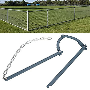 Vbestlife Fence Fixer Farm Fence Tensioner Garden Fence Fixer Repair Tool, Iron Metal Garden Fence Manual Patch Fixer Portable Chain Fence Filter Fence Stretcher Tool Fence Crimping Tool