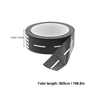 Healifty 8 Rolls Race Car Track Road Tape Railway Track Sticker Stick to Floors and Walls Tape Washi Tape Play Vehicle Supplies for Kid Toy Birthday Gifts Mixed Styles
