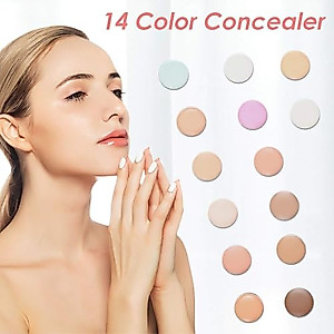177 Color Hotrose Full Pink Eyeshadow Palette Blush Lip Gloss Concealer Kit Beauty Makeup Set,All-in-One Makeup Kit with Mirror, Applicators