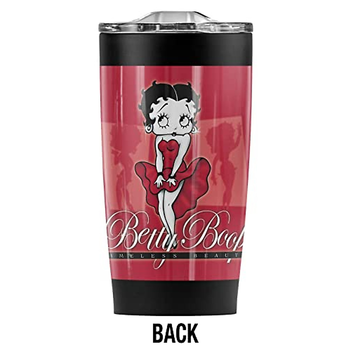 Logovision Betty Boop Timeless Beauty Stainless Steel Tumbler 20 oz Coffee Travel Mug/Cup, Vacuum Insulated & Double Wall with Leakproof Sliding Lid | Great for Hot Drinks and Cold Beverages