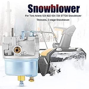 QAZAKY 631954 Carburetor Compatible with Tecumseh 632371 632371A 632379 632379A H70 HSK70 7HP Snowblower Snowthrower Toro 38040 38050 38062 38063 38065 38072 38073 38510 38513 Ariens 622 624 724 ST724