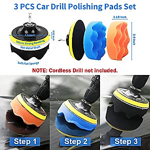 PL ZMPWLQ 22 pcs Car-Cleaning-Tool-Set Auto-Detail-Brush-Kit Car-Detailing-Brushes-Set Cleaning Car Kit Wash Brush Cleaning Tools Kit for Vehicles Inside & Outside Blue Car Detailing Brush Drill Brush