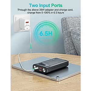 XEGNER Portable Charger, 20000mAh Power Bank USB C 20W SCP 22.5W High Speed Charging Bank, External Battery Pack with 6W Bright Flashlight, Compatible with iPhone Android Cell Phone, Tablet and More