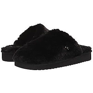Koolaburra by UGG Women's POMI Slipper, Black, 8