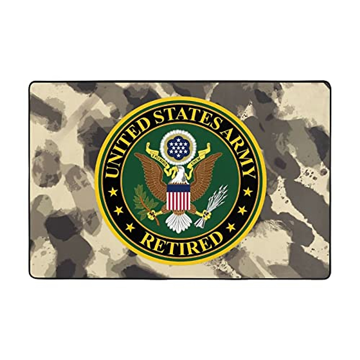 Army Retired Area Rug Living Room Bedroom Kitchen Sofa Bedside Carpet Floor Mats 72"X48"