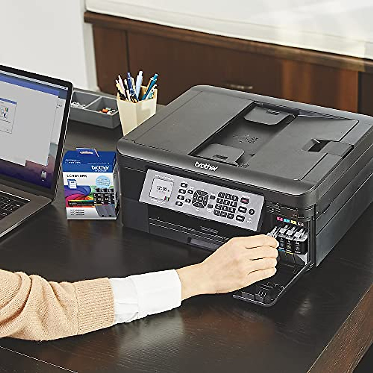 Brother Genuine LC401Y Standard-Yield Yellow Ink Cartridge