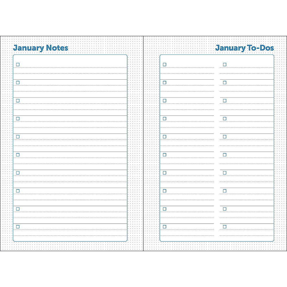 2021 Weekly To-Go 5x8 Wire-o Succulents Plastic