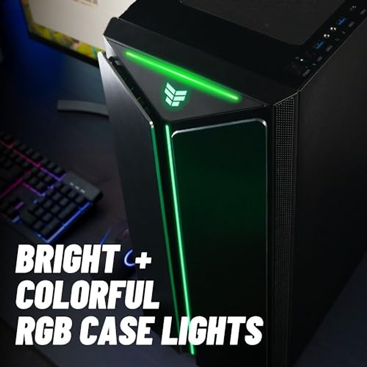 Empowered PC Mantis V2 Gaming Desktop - NVIDIA GeForce RTX 3070 (>4060 TI), AMD Ryzen 7 5700X Processor, 32GB DDR4 RAM, 512GB NVMe SSD + 2TB HDD, WiFi, Windows 11H - Gamer RGB Computer