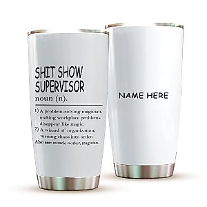 105Centuria Personalized Shot Show Supervisor Meaning Coffee Tumbler, Shotshow Supervisor Cup, Welcome To The Shotshow, Shot Show Supervior Mug, Shot Show 20oz Tumbler With Lid (White 2)
