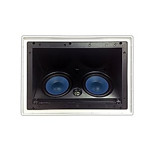 5252AC Silver Ticket in-Ceiling Speaker with Pivoting Full Speaker Adjustable Angle Woofers and Tweeter (Dual 5.25 Inch in-Ceiling Center Channel) Ceiling ONLY