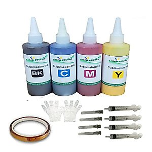 Vivid Colors 400ML Sublimation Ink for C88 C88+ WF7710 ET2720 ET4700 ET15000 ET2760 ET2750 WF7820 Inkjet Printers Heat Press Transfer on Mugs, Plates, Polyester Shirts, Phone Cases etc