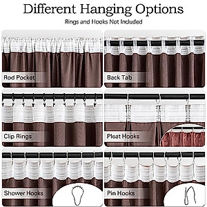 MIULEE Velvet Curtains Dusty Rose Grommet Curtains Thermal Insulated Soundproof Room Darkening Curtains/Drapes for Living Room Bedroom Decor 52x90 Inch Set of 2 Bundle Pinch Pleated Curtains 2 Panels