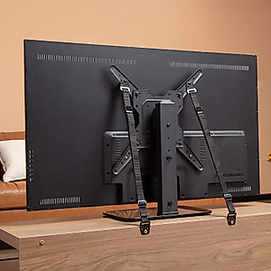 WALI Anti-Tip Straps, Heavy Duty Safety Protection Fit Most Flat Screen TVs and Furniture (TAS001), 2 Pack, Black