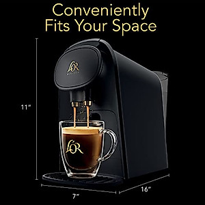 The L'OR Barista System with 50 Count Mild Variety Pack Espresso Capsules