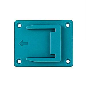 5 Packs Tool Holder Dock Mount for Makita 18V Li-ion Drill Tools Holder, Hanger(lot of 5,cyan-blue)