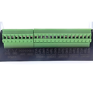 Flow Meter Liter/Gallon Counter Totalizer X5-5 Sensors 5 Alarms