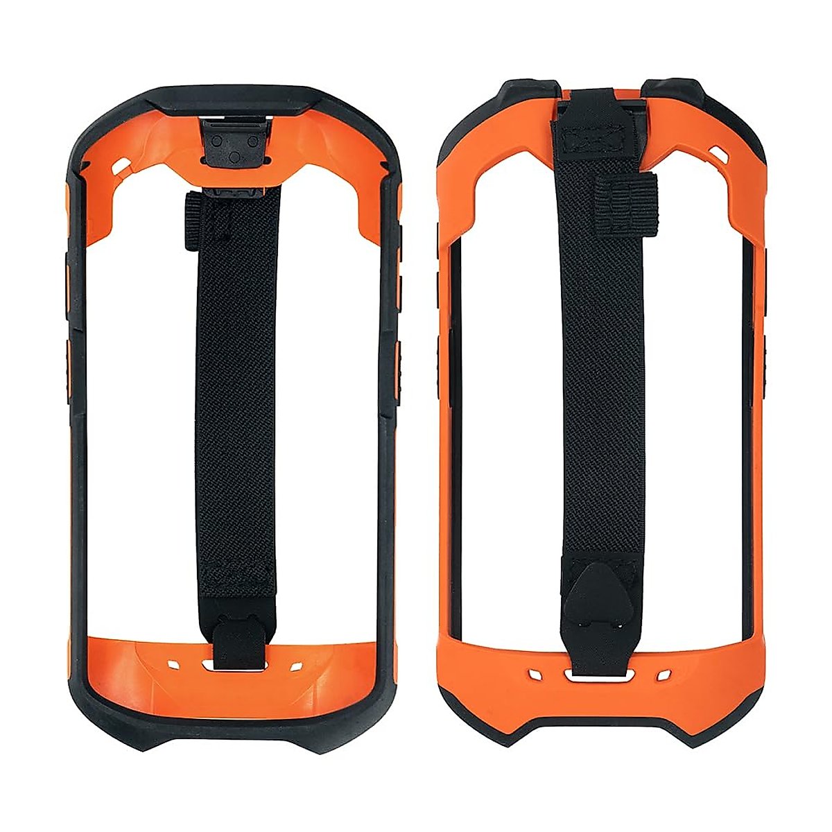 Protective Case Cover Bumper Case with Hand Strap Rugged Boot for Zebra TC52ax (SG-TC52AX-LORGB-01) Barcode Scanner,Sturdy Protect(Orange)