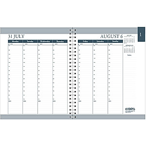 House of Doolittle 2023-2024 Weekly and Monthly Planner, Academic, Dots Hard Cover, 7 x 9 Inches, August - July (HOD29593-24)