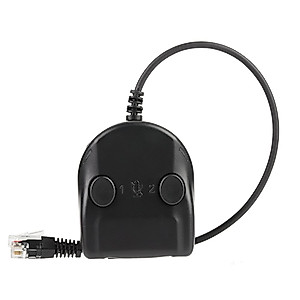 Splitter Training Adapter, Telephone Splitter Training Box Volume Control Intelligent Sound Closed for Phone Handsets