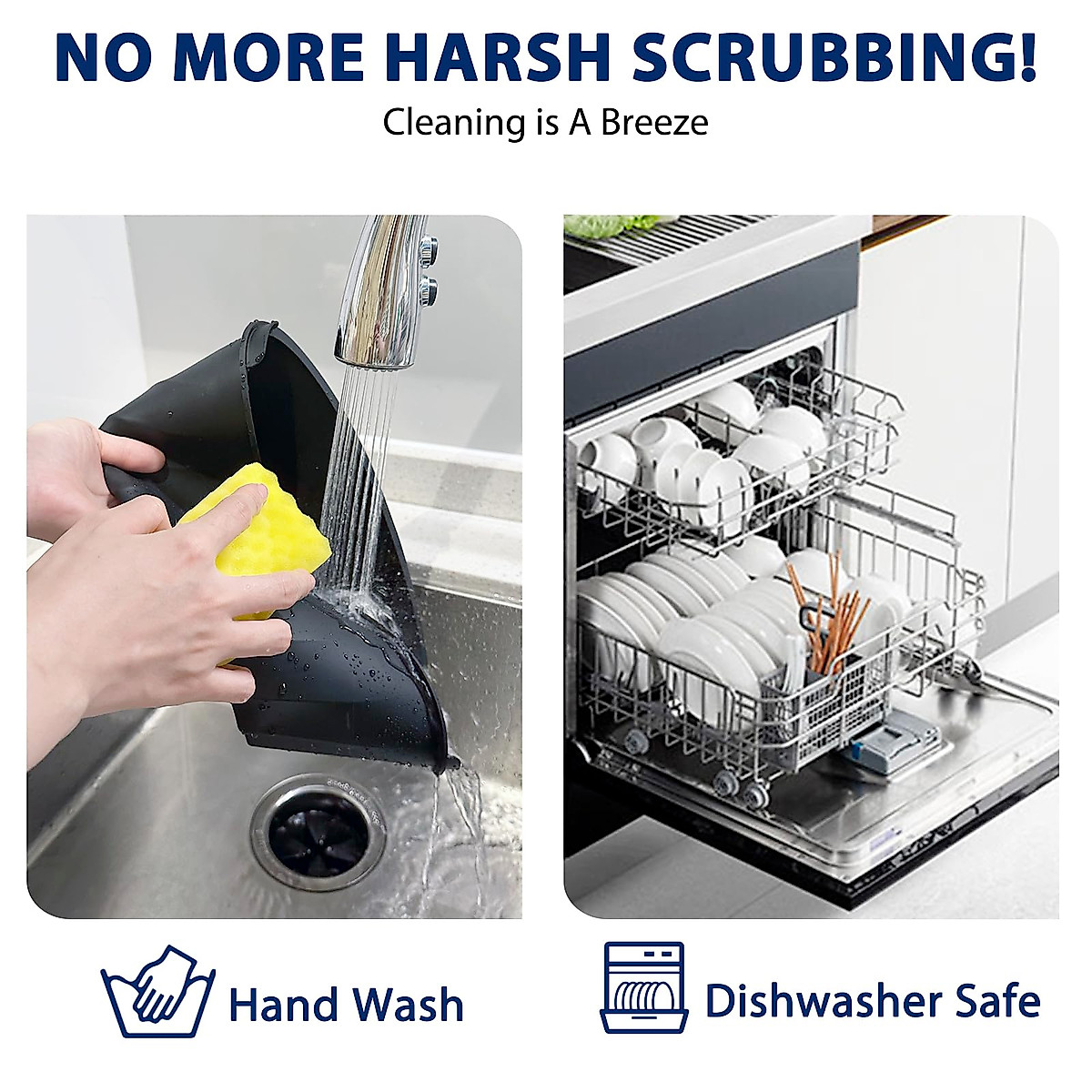 Silicone Slow Cooker Liner Fit 6-7 Quart Oval Slow Cookers, Food Grade Silicone Slow Cooker Liners Reusable & Leakproof Dishwasher Safe Slow Cooker Liner