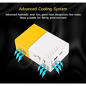 Home Mini Led Portable Smart Pocket Cinema Video Projector YG300 (MP20)