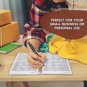 Easy to Use Accounting Ledger Book for Small Business - The Perfect Check Register Notebook to Track Your Expenses - Simplified Personal Finance Checkbook, Income and Expense Log Book