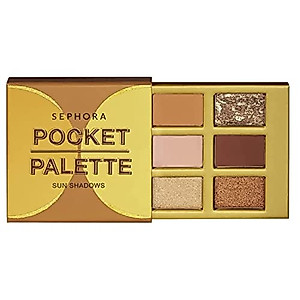 SEPHORA COLLECTION Mini Pocket Palette Sun Shadows x 6 - Golden Hour, 1.2 g x 6
