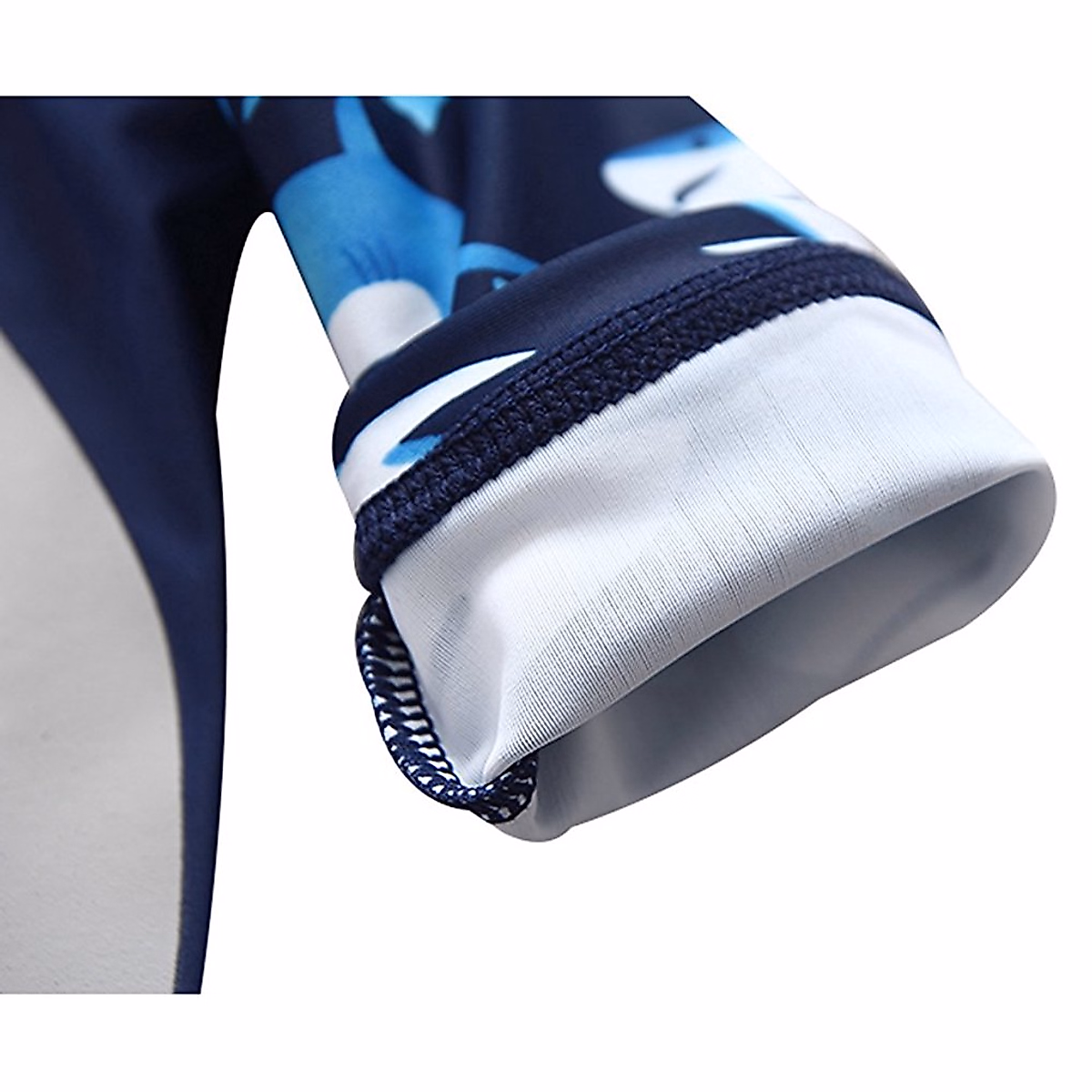 Yober Baby Boy Rash Guard Sun Protective Infant Toddler Swimwear Navy, 9-18 Months