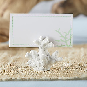 Kate Aspen Place Card Holders, White