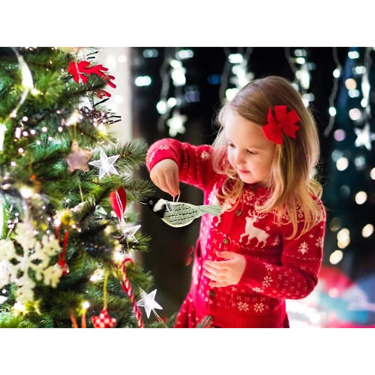 Felt Bird Ornaments - Chickadee Christmas Ornament 2023 Black Capped Chickadee Ornament - Fair Trade, Hand Felted Made in Nepal - Comes in an Organza Bag so It's Ready for Giving