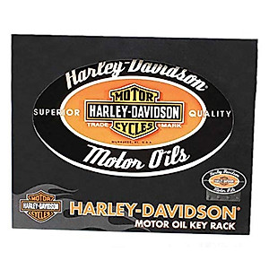 Harley-Davidson Motor Oil Custom-Cut Bar & Shield Key Rack, Black HDL-15307