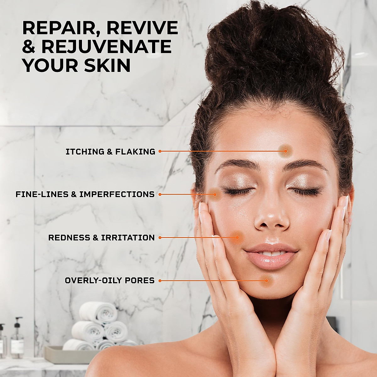 LifePro Red Light Therapy Face Mask - LED Light Therapy Mask with 3 Colors for Face - Portable Skin Care Device for At-Home Facials