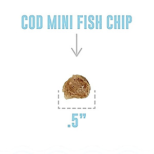 Icelandic+ Plus Mini Cod Fish Chips Training Dog Treat, 3oz Bag